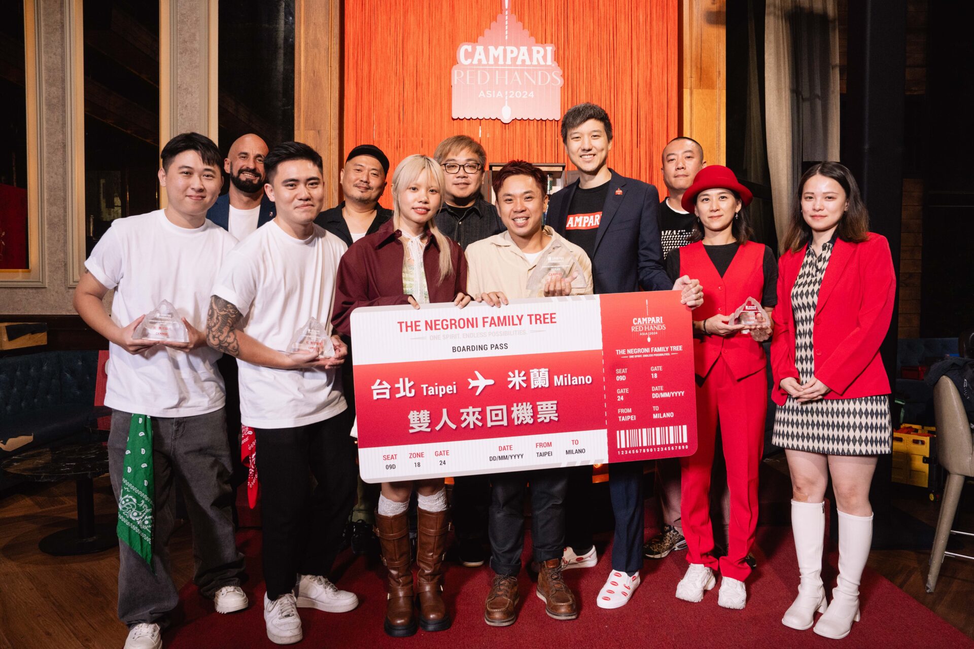 2024 Campari Red Hands Asia 台灣區冠軍揭曉！由高雄義式餐酒館Roma Roma李佳憙拔得頭籌將代表台灣前往米蘭角逐 ...