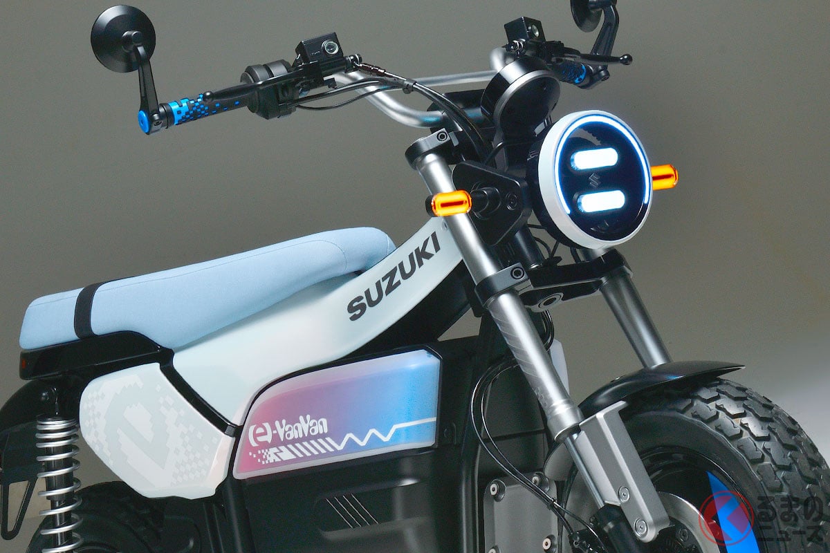 鈴木傳說中的機車「VanVan」復活宣布！全新型號採用「圓燈」的新復古設計！經典的「休閒機車」最新款「新型 e-VanVan」將在 2025 日本移動展亮相！ | 一手企劃 | CARNEWS